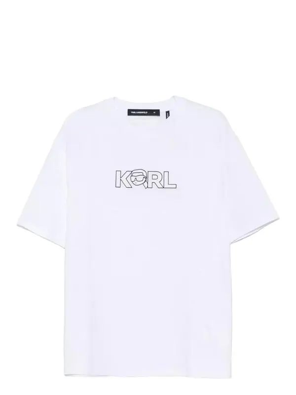 Karl Lagerfeld Logo-print T-shirt - White