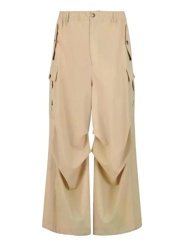 Marni Draped Cargo Trousers - Yellow