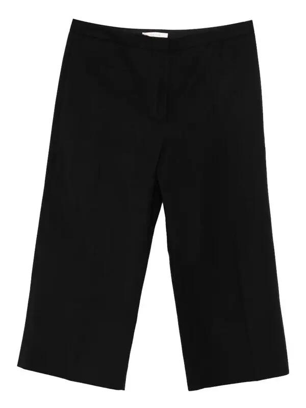 THE ROW Sayge Cropped Trousers - Black