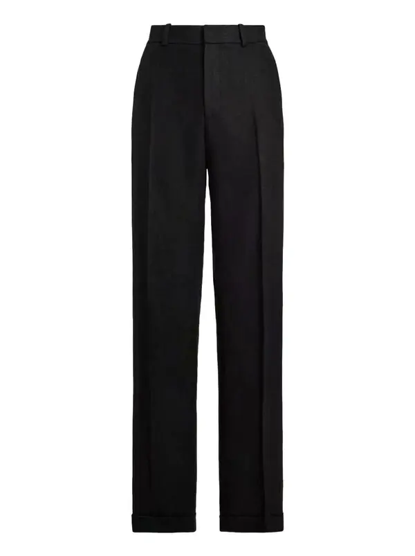 Polo Ralph Lauren Herringbone Trousers - Black