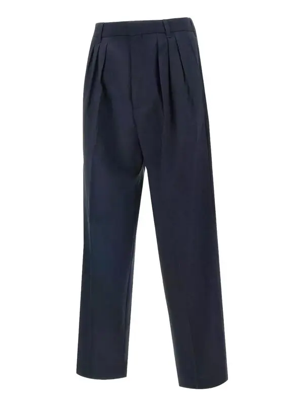 Kenzo Pleated Tailored Trousers - Blue