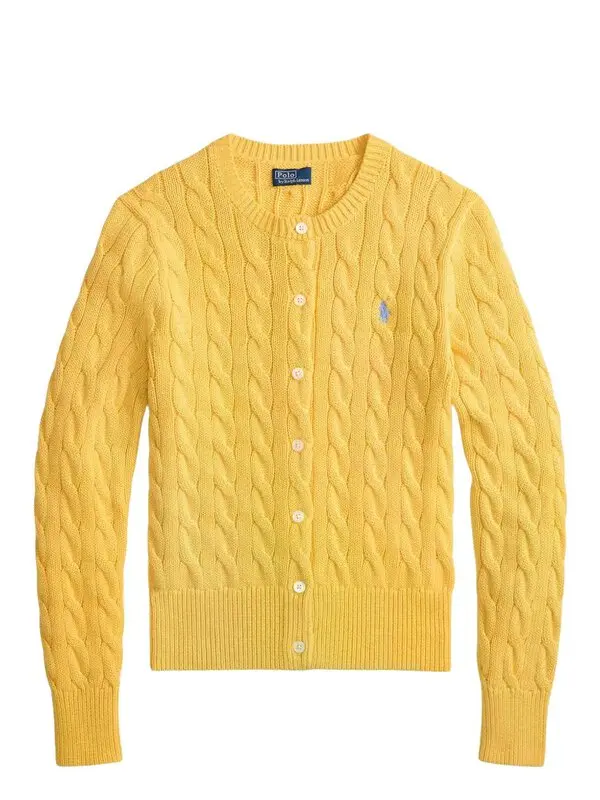 Polo Ralph Lauren Cable-knit Cardigan - Yellow