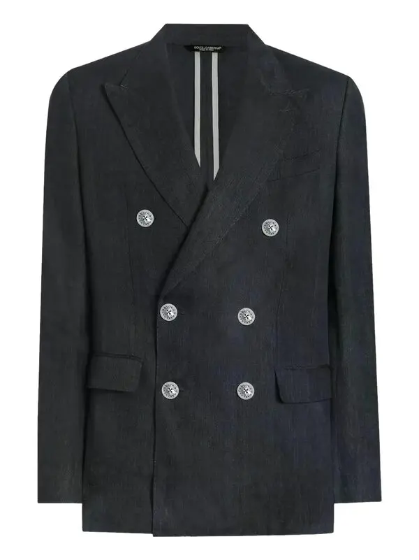Dolce & Gabbana Double-breasted Blazer - Grey