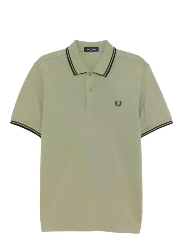 Fred Perry Twin-tipped Polo Shirt - Green
