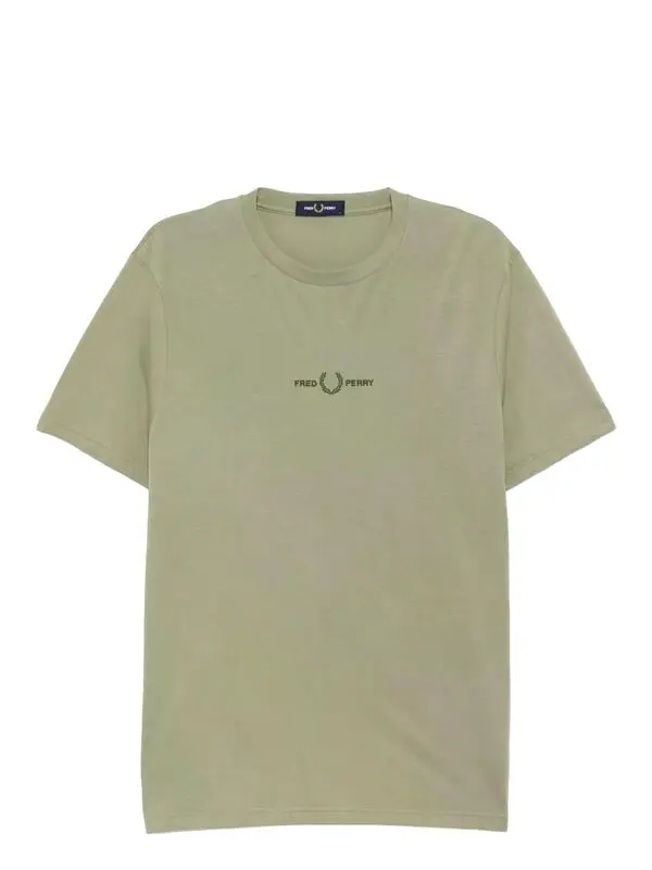 Fred Perry Embroidered T-shirt - Green