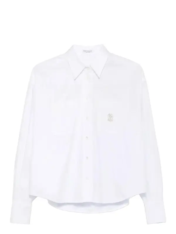 Brunello Cucinelli Cotton Shirt - White
