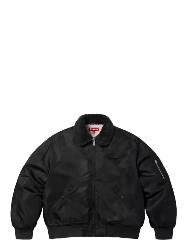 Supreme Nylon Bomber Jacket - Black