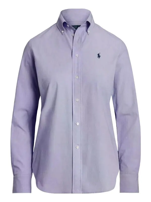Polo Ralph Lauren Button-down Cotton Shirt - Purple