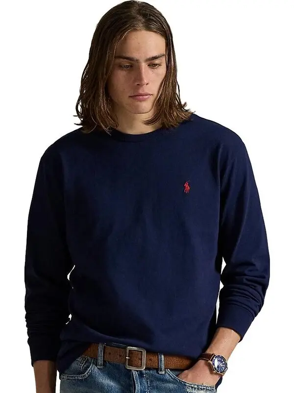 Ralph Lauren Classic Fit Long-sleeve T-shirt - Newport Navy