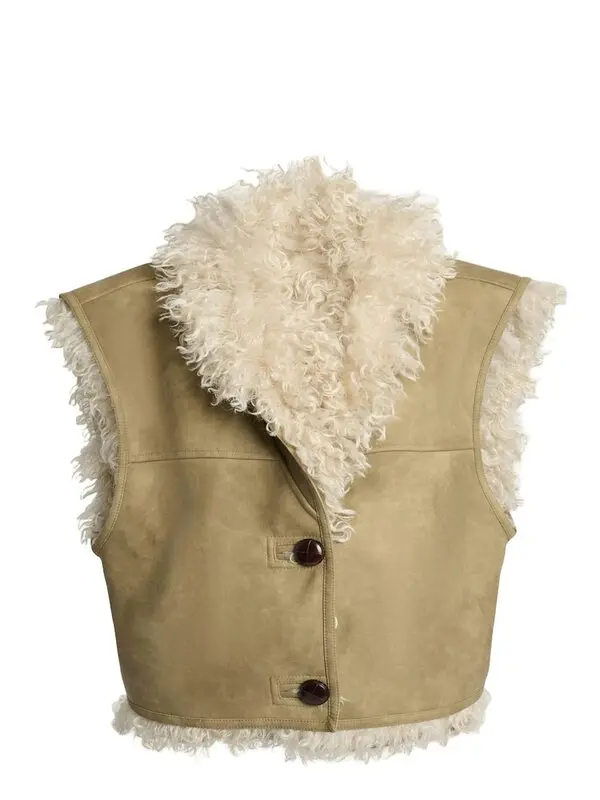 Isabel Marant Clara Reversible Vest - Taupe