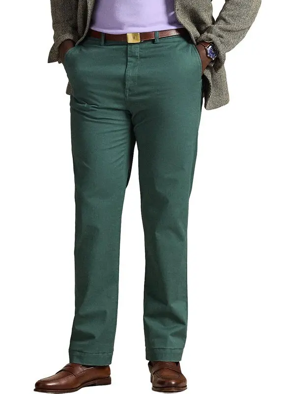 Ralph Lauren Bedford Classic Fit Washed Chino Pant - Charter Green