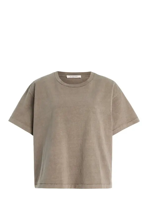 SLVRLAKE Square Cotton T-shirt - Light Grey