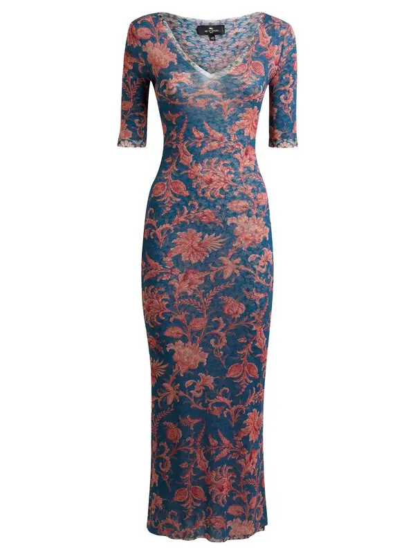 Etro Jersey Midi Dress - Print