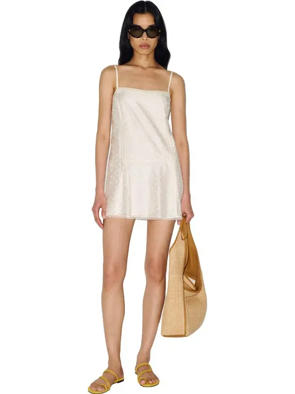 REFORMATION Allis Mini Dress - Natural
