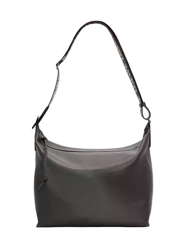 Loewe Cubi Leather Shoulder Bag - Black