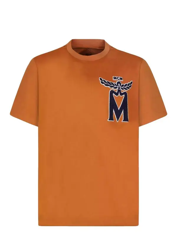 Mcm Organic-cotton T-shirt - Brown