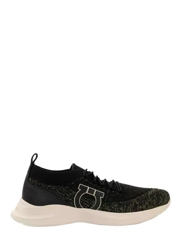 FERRAGAMO Gancini Sneakers - Black