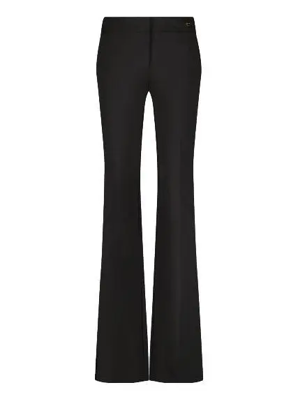 CALLAS MILANO Jules Stretch Jersey Fit And Flare Pant - Black