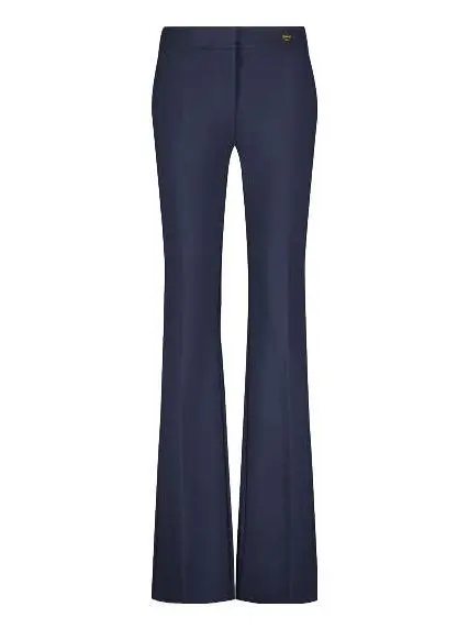CALLAS MILANO Jules Stretch Jersey Fit And Flare Pant - Navy