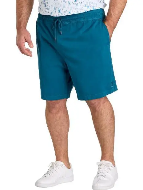 Psycho Bunny Big & Tall Willis Stretch Shorts - Mallard Blue