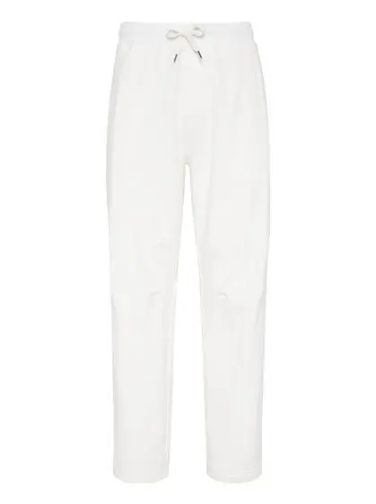 Brunello Cucinelli French Terry Trousers - Off-white
