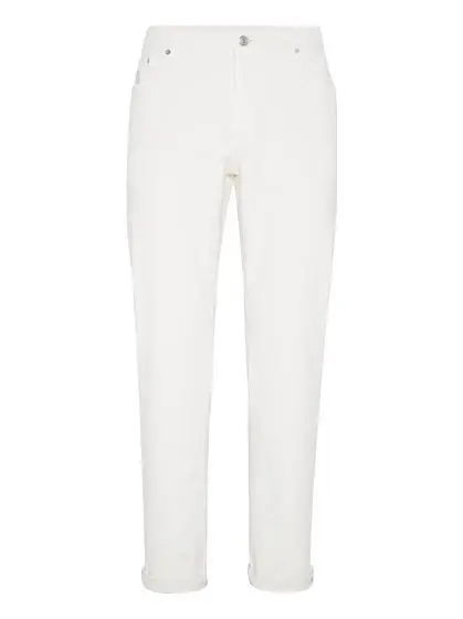 Brunello Cucinelli Lightweight Denim Trousers - Ecru