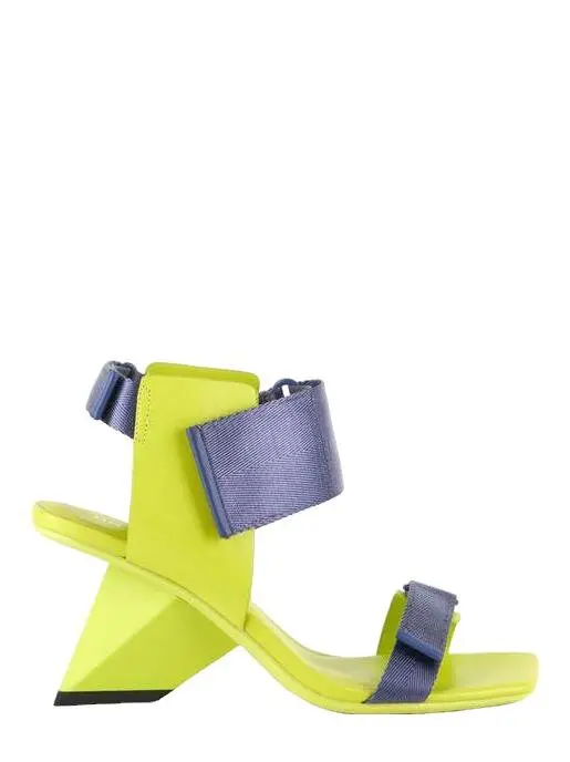 United Nude Rockit Run High Heel Sandals - Cyber Lime Ii