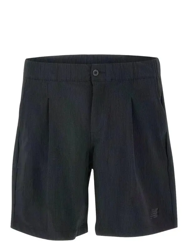 NEW BALANCE Seersucker Shorts - Black