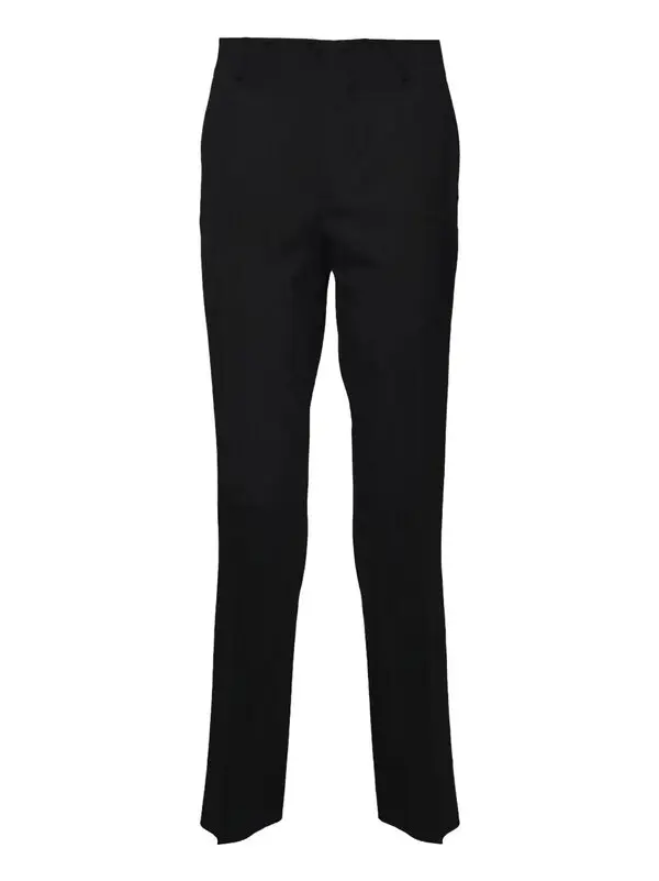 Tagliatore Belt-loops Trousers - Black