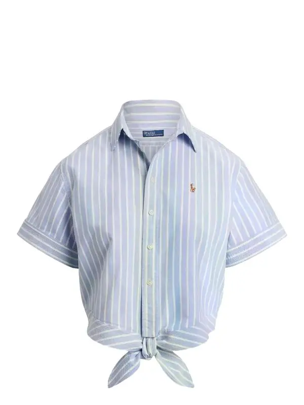 Polo Ralph Lauren Striped Short-sleeve Shirt - Blue
