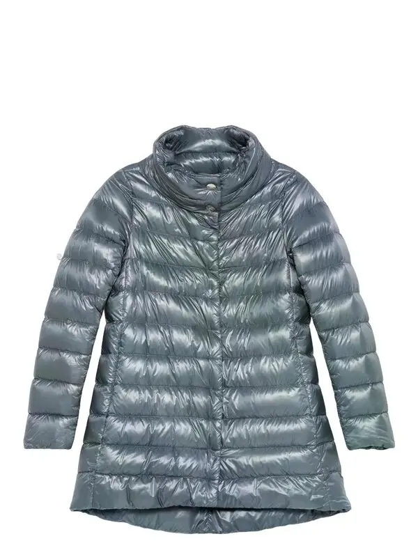 Herno Quilted Goose Down Coat - Blue
