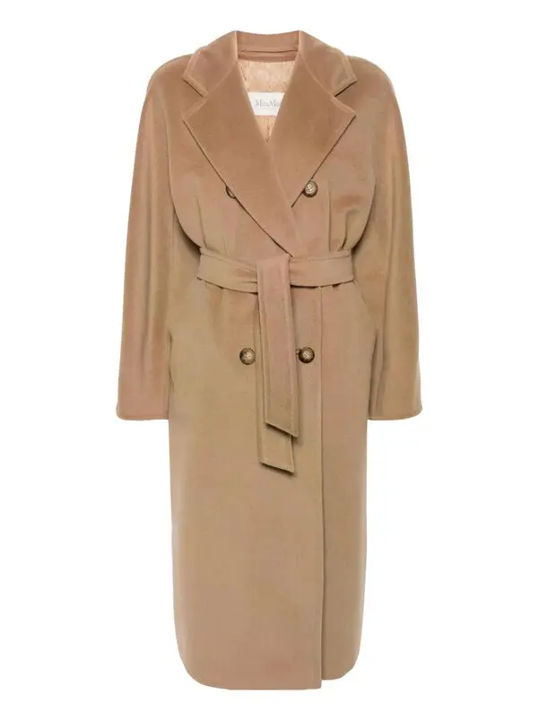 Max Mara Madame Belted Coat - Neutrals