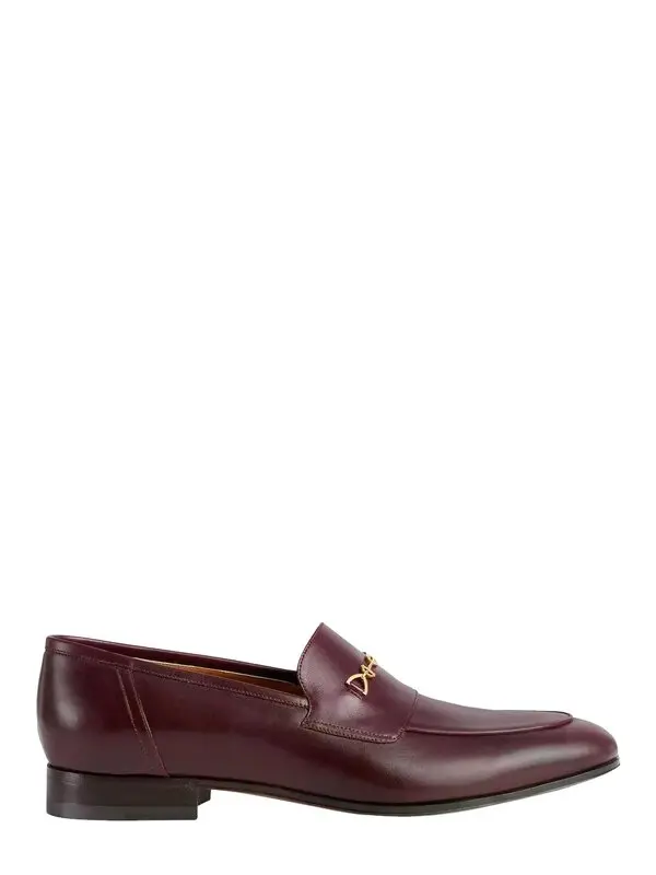 Gucci Interlocking G Horsebit-detail Loafers - Red