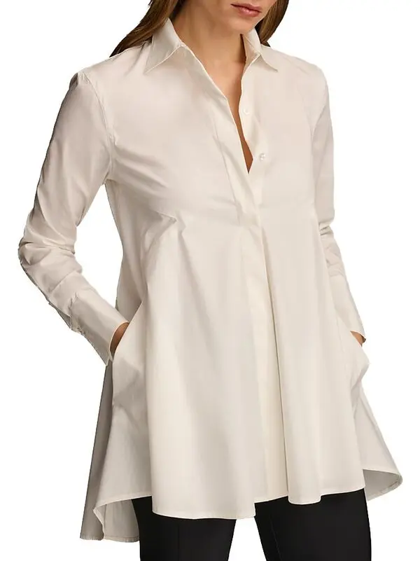 Donna Karan New York A-line Tunic - Cream