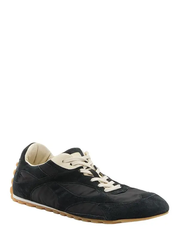 Bottega Veneta Orbit Flash Lace Up Sneakers - Nero