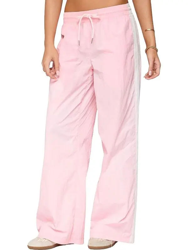 EDIKTED Annabella Nylon Track Pants - Light-pink