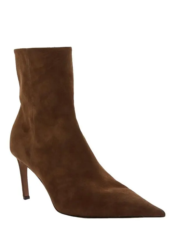 Dolce & Gabbana Pointed Booties - Rust