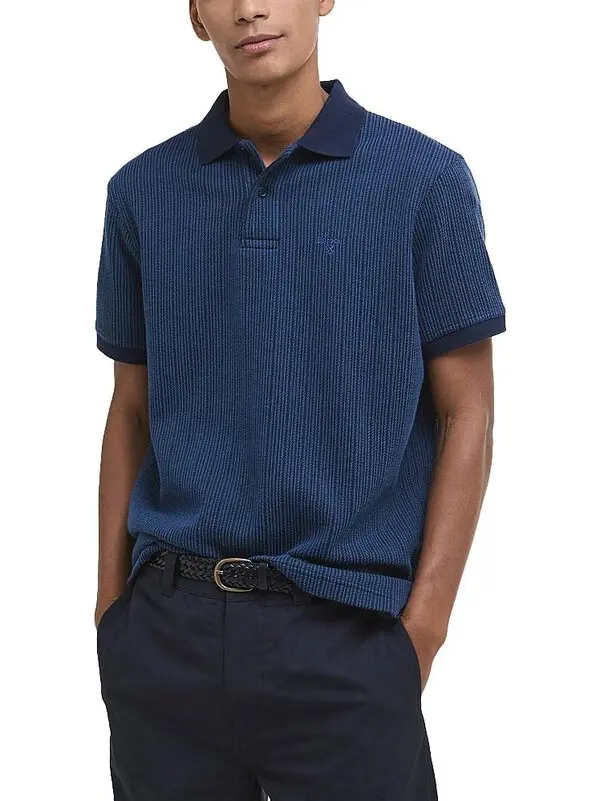 Barbour Harworth Tailored Fit Polo - Navy