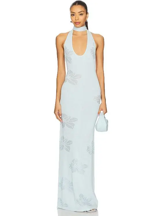 SNDYS X Tahiti Maxi Dress - Blue