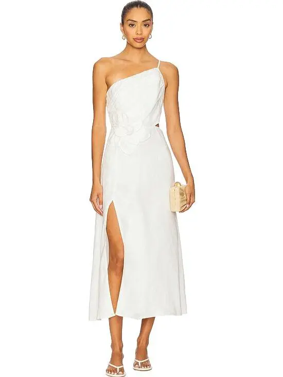 Yumi Kim Romy Dress - White Linen