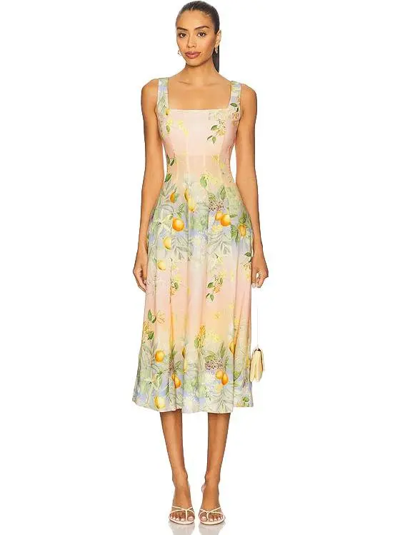 Yumi Kim Sienna Dress - Coastal Grove Sunset