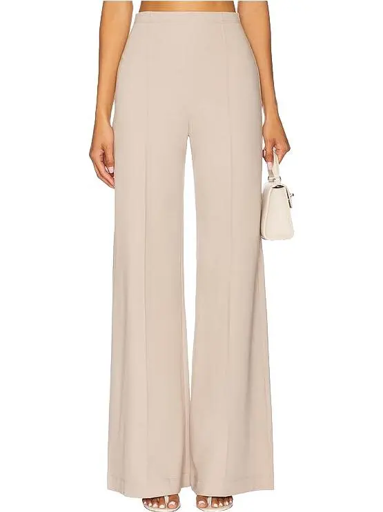 RIPLEY RADER Ponte Knit Wide Leg Pant - Clay