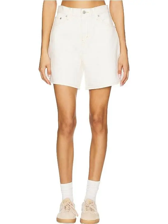 LEVI'S High Baggy Short - White