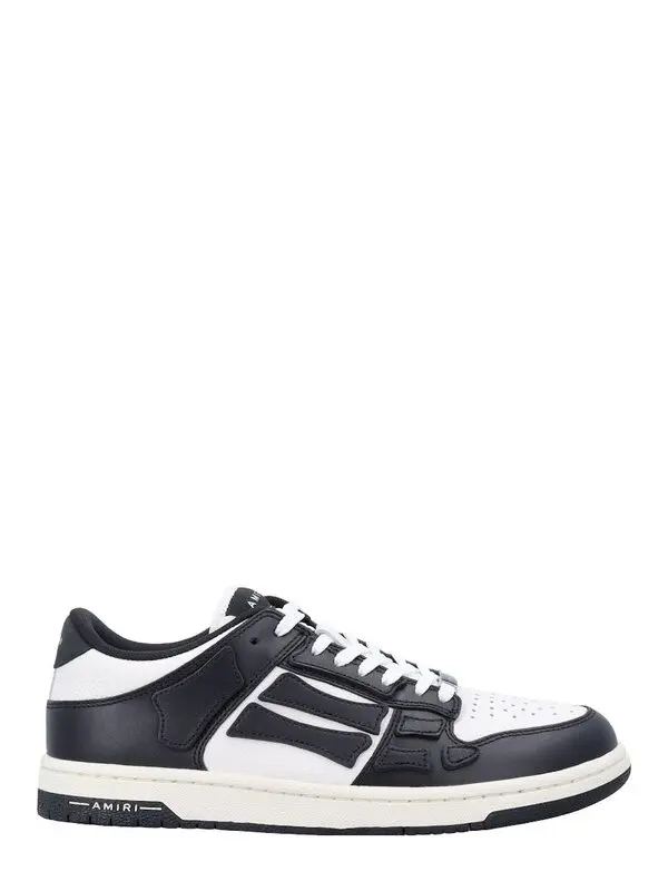 Amiri Skel Top Low Sneakers - Black/white