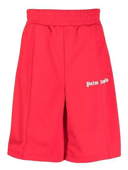 Palm Angels Classic Track Shorts - Red/white