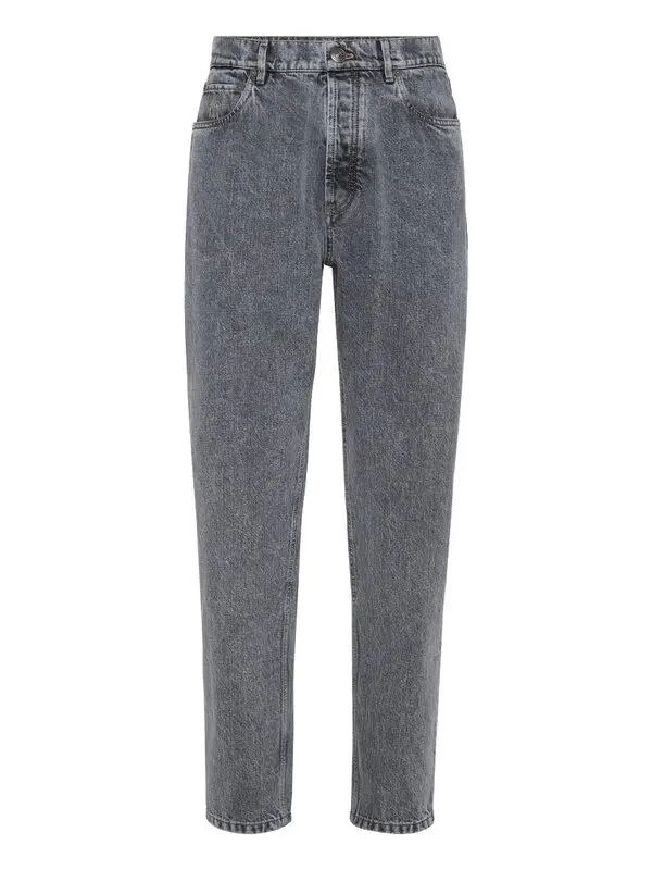 Brunello Cucinelli Five-pocket Trousers - Medium Grey