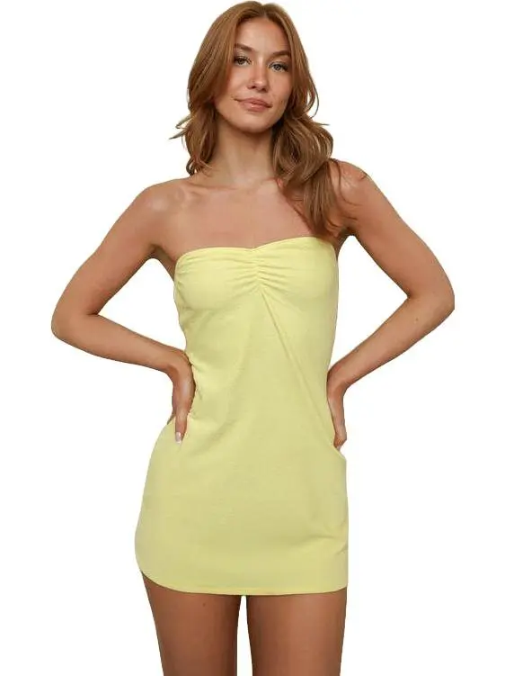 DIPPIN DAISY'S Sundipped Mini Dress - Baby Yellow