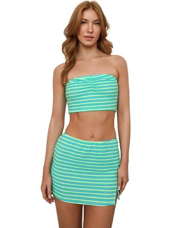 DIPPIN DAISY'S Tahoe Bandeau Crop Top - Floatie