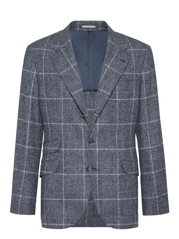Brunello Cucinelli Deconstructed Cavallo Blazer - Denim