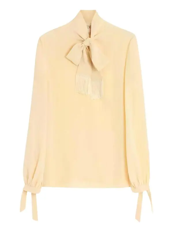 Valentino Garavani Crepe De Chine Shirt - Yellow